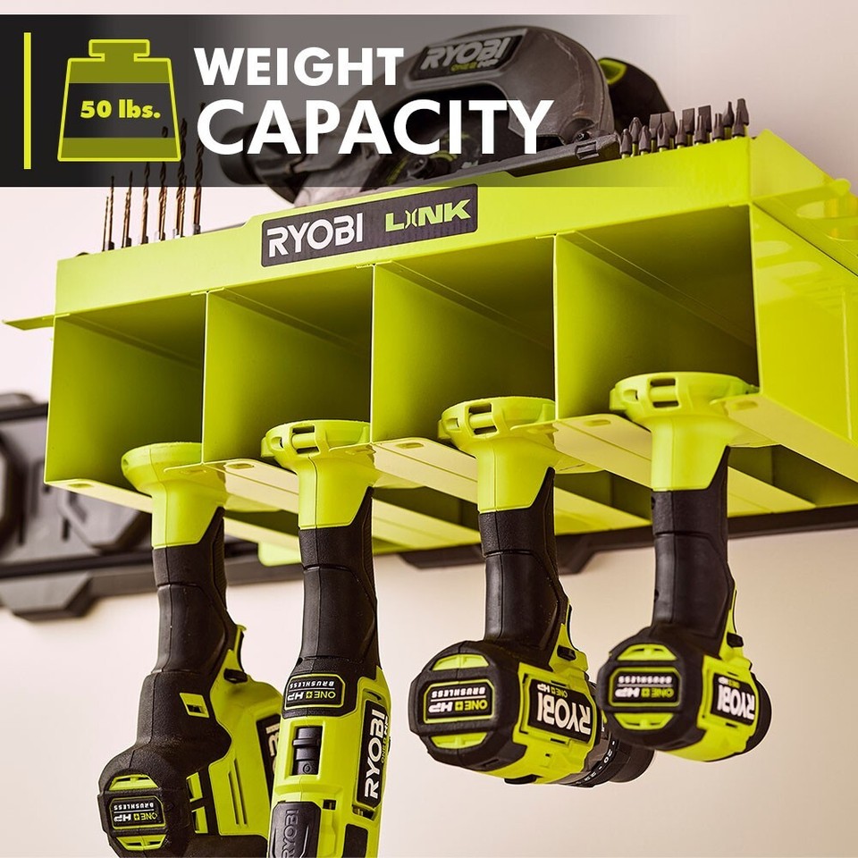 NEW! RYOBI LINK MODULAR STORAGE SYSTEM TOOL ORGANIZER SHELF (21” x 11 ...