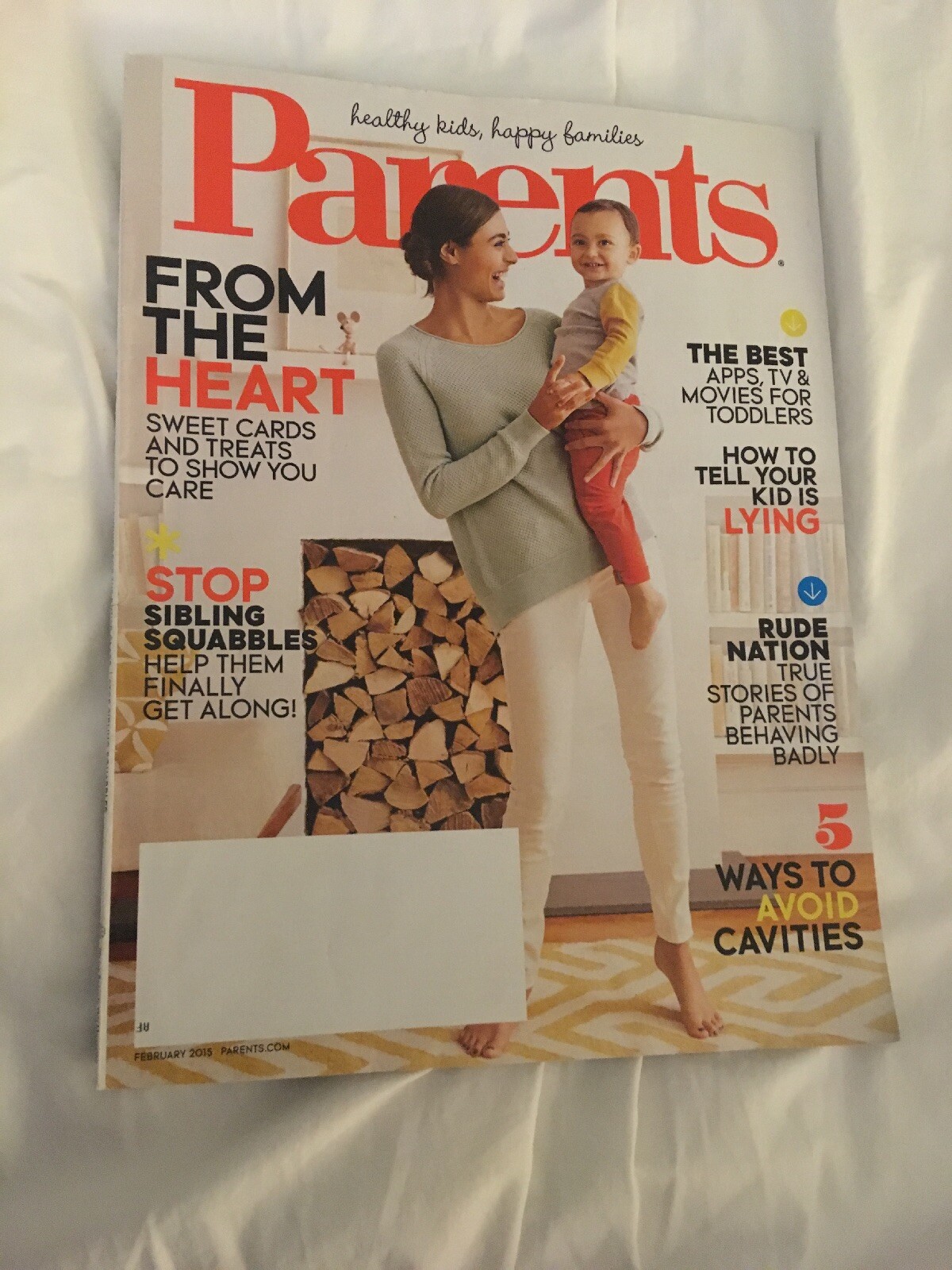 Parents Magazine February 2015 Valentines Stop Sibling Squabbles ...