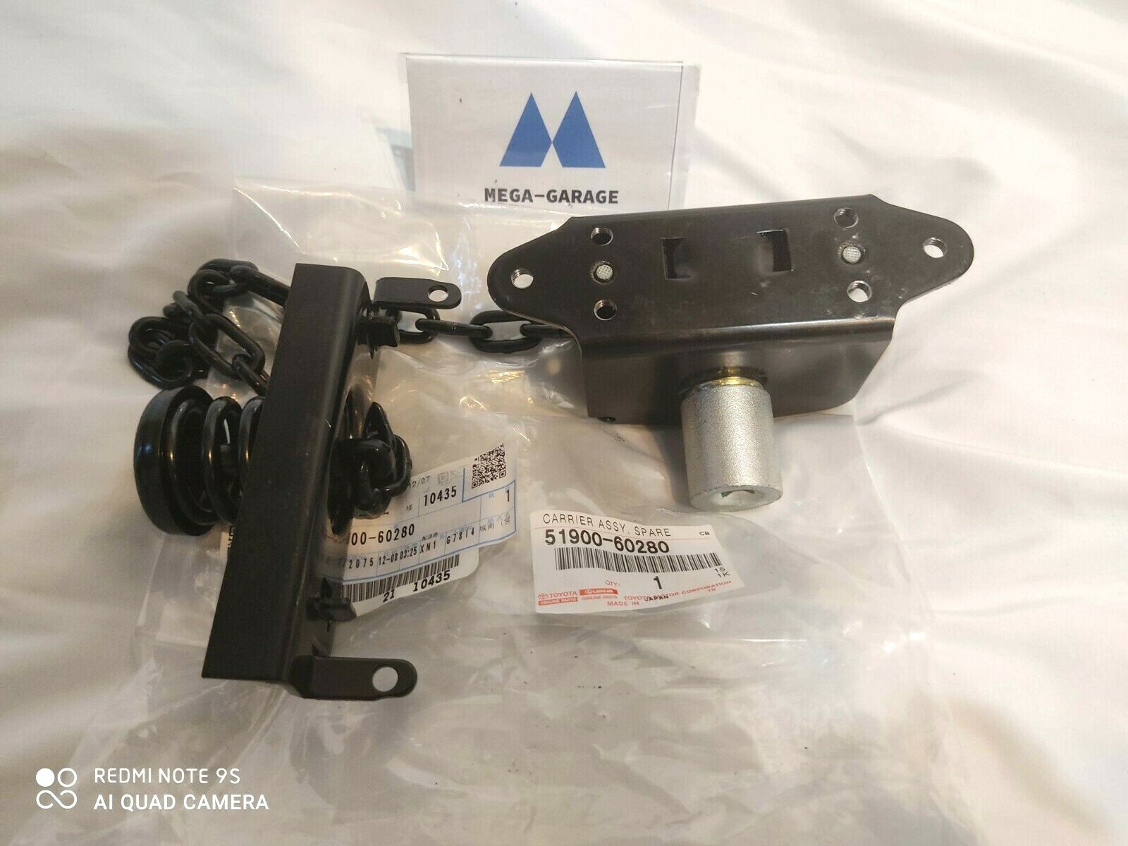 TOYOTA GENUINE 4RUNNER LEXUS GX470 SPARE TIRE CARRIER 2003-2009 OEM ...