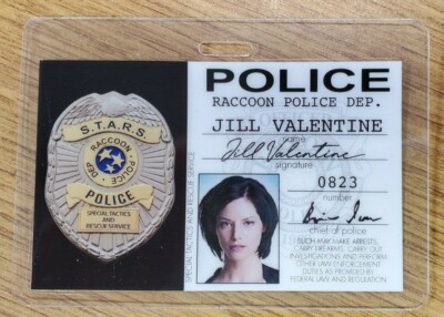 Resident Evil ID Badge-RPD STARS Jill Valentine costume cosplay | eBay.de