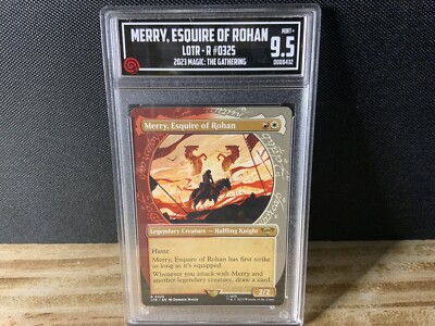 Merry, Esquire of Rohan Showcase Lord of the Rings MTG Graded Commander ...