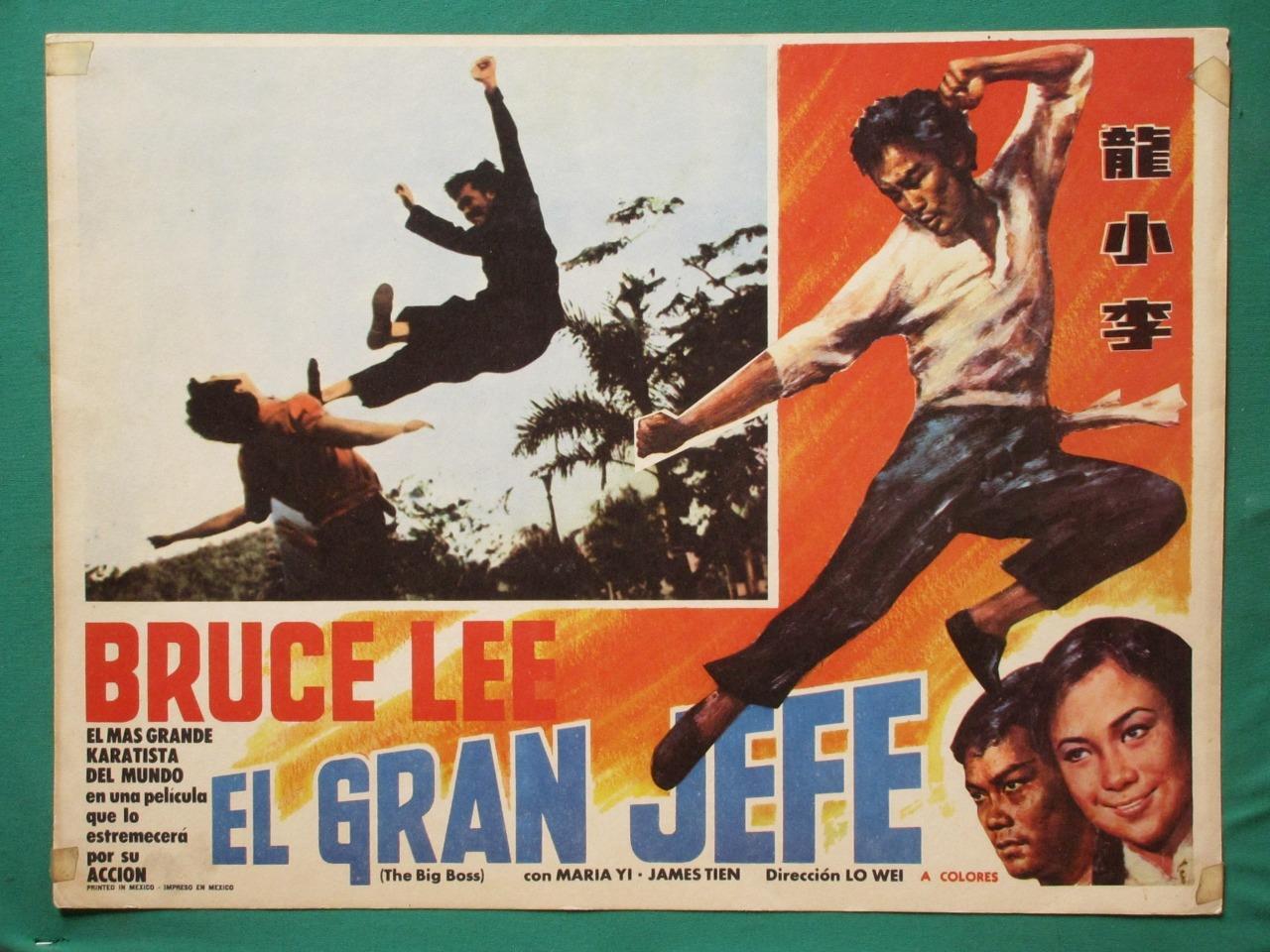 BRUCE LEE THE BIG BOSS Martial Arts MARIA YI JAMES TIEN MEXICAN LOBBY ...