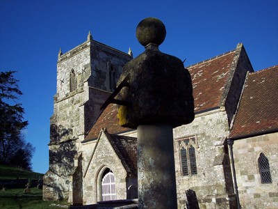 Photo 6x4 Sundial at All Saints Church Sutton Mandeville Sundial in the ...
