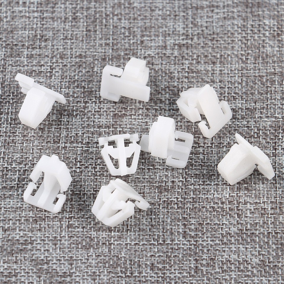10 Nylon Front Door Body Side Molding Clip Retainer A20783 Fit Honda ...