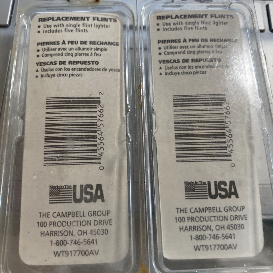 10 Campbell Hausfeld Single Striker Renewal Replacement Flints for ...