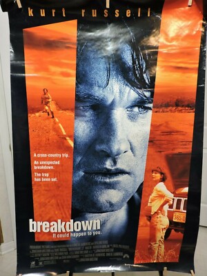 Breakdown Movie Poster Double sided 40 x 27 1997 | eBay