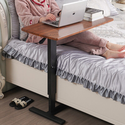One Key Lifting Height Portable Laptop Desk Computer Bedside Snack Side ...