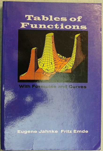 Tables of Functions with Formulae and Curves by Fritz Emde and Eugene ...