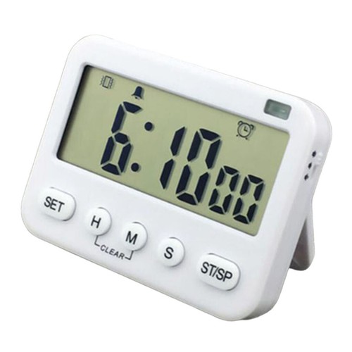 LED Digital Alarm Clock Desk Table Timer Vibration Switch Countdown ...