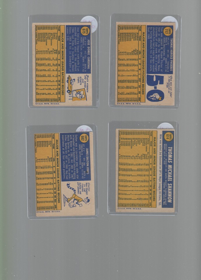 1970 Topps Baseball High Numbers LOT D | eBay