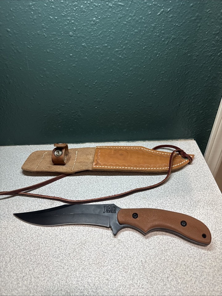 Ka-Bar 5601 Bacon Maker fixed blade USA knife Custom Leather Sheath | eBay