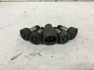 VW AUDI SEAT SKODA GENUINE ALLOY WHEEL LOCKING NUTS WITH KEY | eBay