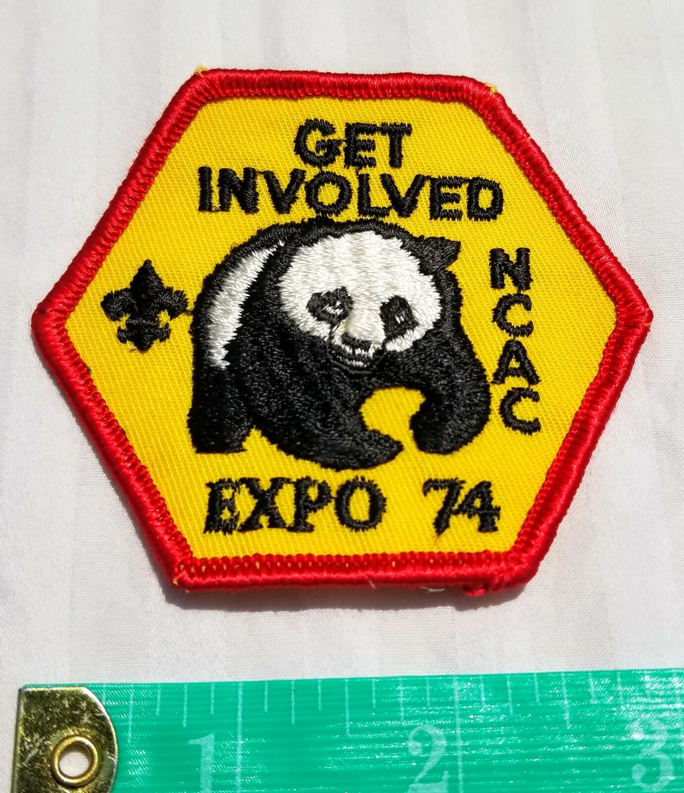 Boy Scouts of America Get Involved NCAC Expo Patch - 1974 | eBay
