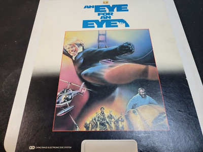 EYE FOR AN EYE CED DISC NOT LASERDISC VINTAGE CHUCK NORRIS ULTRA RARE ...