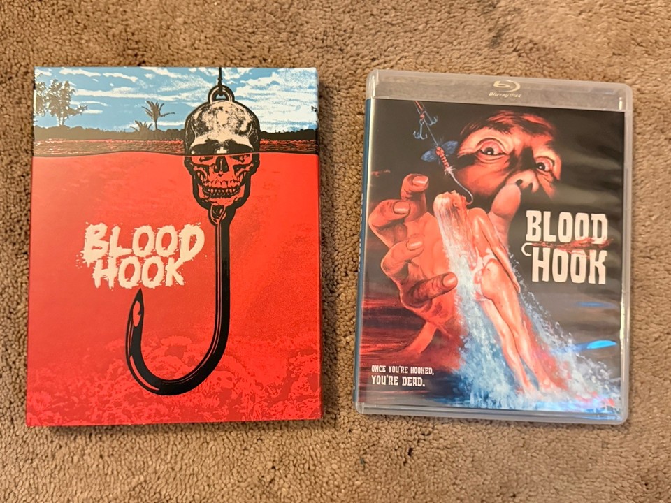BLOOD HOOK Blu-Ray + DVD + RARE VSMC Slipcover Vinegar Syndrome Slasher ...