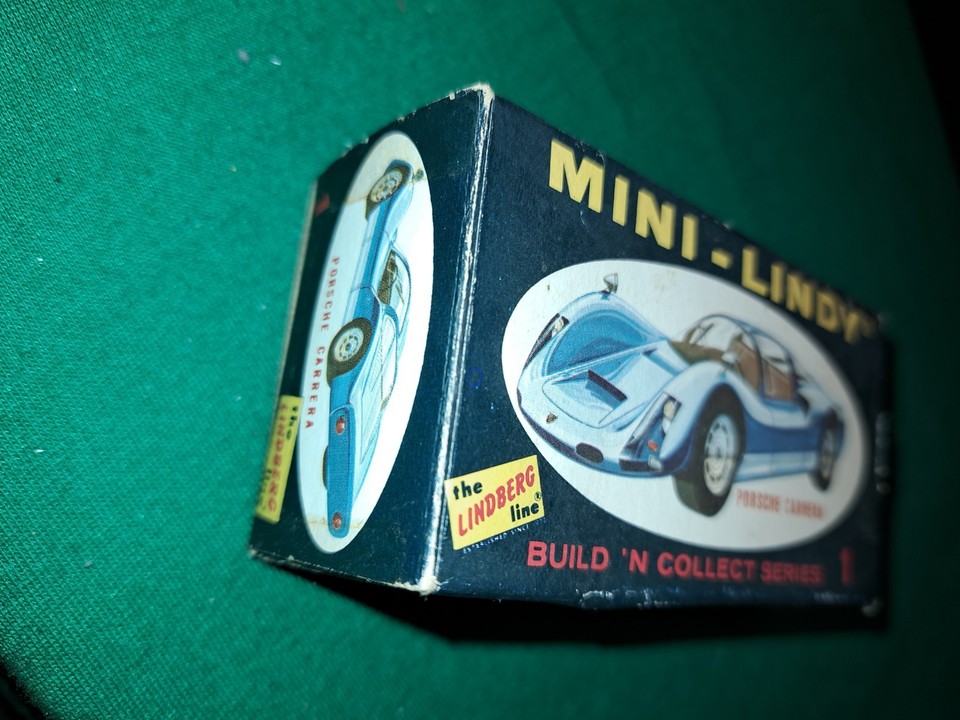 RARE! Super MINI-LINDY Porsche Carrera The Lindberg Line Car Model Kit ...