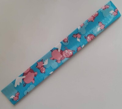 Flying Pigs Slap Bracelet handmade duck duct tape | eBay