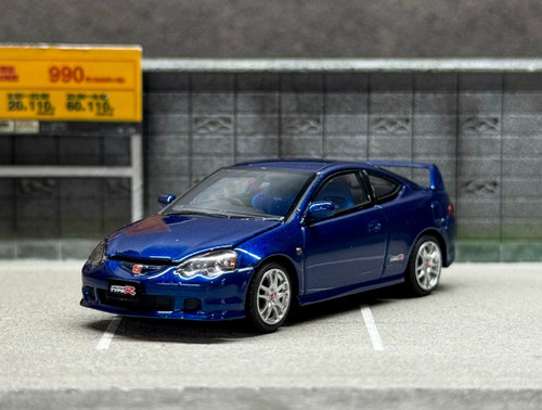 LCD 1:64 Blue JDM Integra DC5 Type R Racing Sports Model Diecast Metal ...