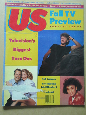 US FALL TV PREVIEW SPECIAL ISSUE 1987 Bruce Willis Cybill Shepherd Lisa ...