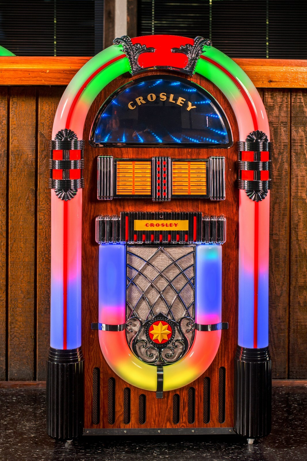 Crosley Digital LED Jukebox with Bluetooth - Color Changing Cd am/fm | eBay
