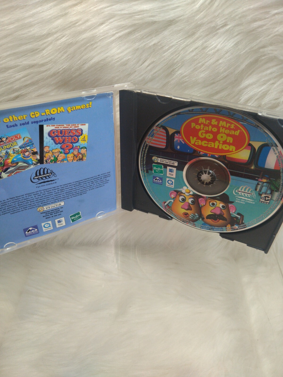 Mr. And Mrs. Potato Head Go On Vacation PC/ Mac Cd RARE Used 2001 Pc ...