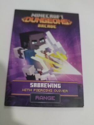 Minecraft Dungeons Arcade Card SABREWING RANGE 18/60 COMMON | eBay
