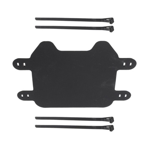 Motorcycle Front Number Board W/ 4 Straps Frame Name License Plate for ...