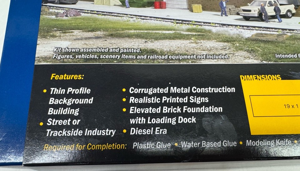 HO 1/87 Scale Walthers Cornerstone Kit 933-3191 Lauston Shipping | eBay
