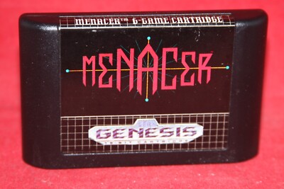 Menacer 6-Game Cartridge (Sega Genesis, 1992) Game Cartridge ...
