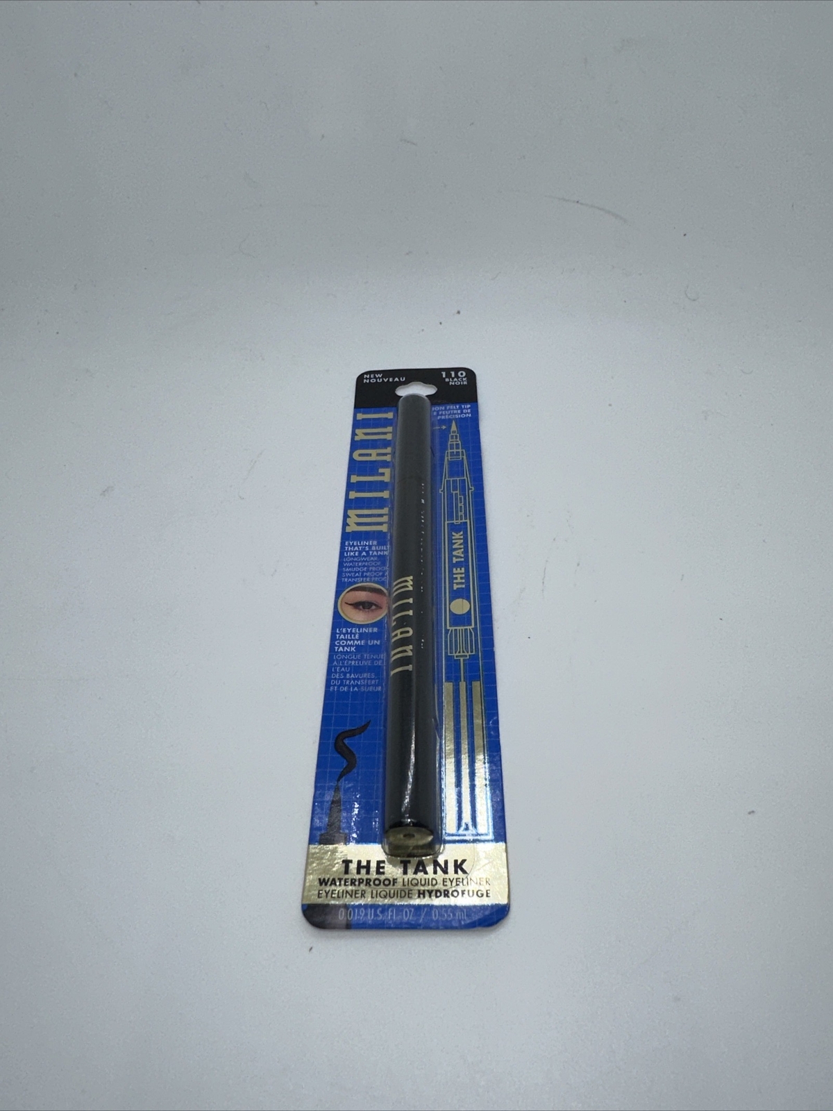 Milani The Tank Waterproof Liquid Eyeliner 110 Black for sale online | eBay