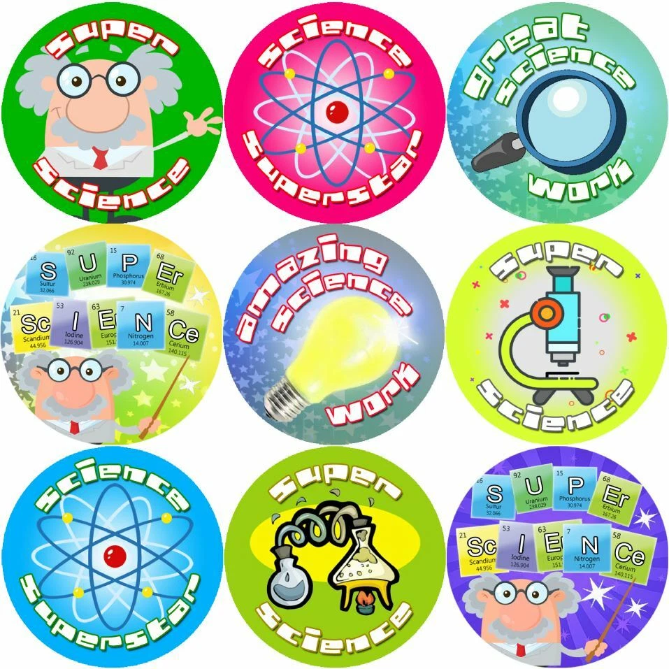 Science Reward Stickers