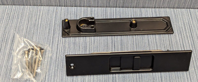 Door Handle Lock Thumb Slide Sliding Screen Window Anti-theft Black ...