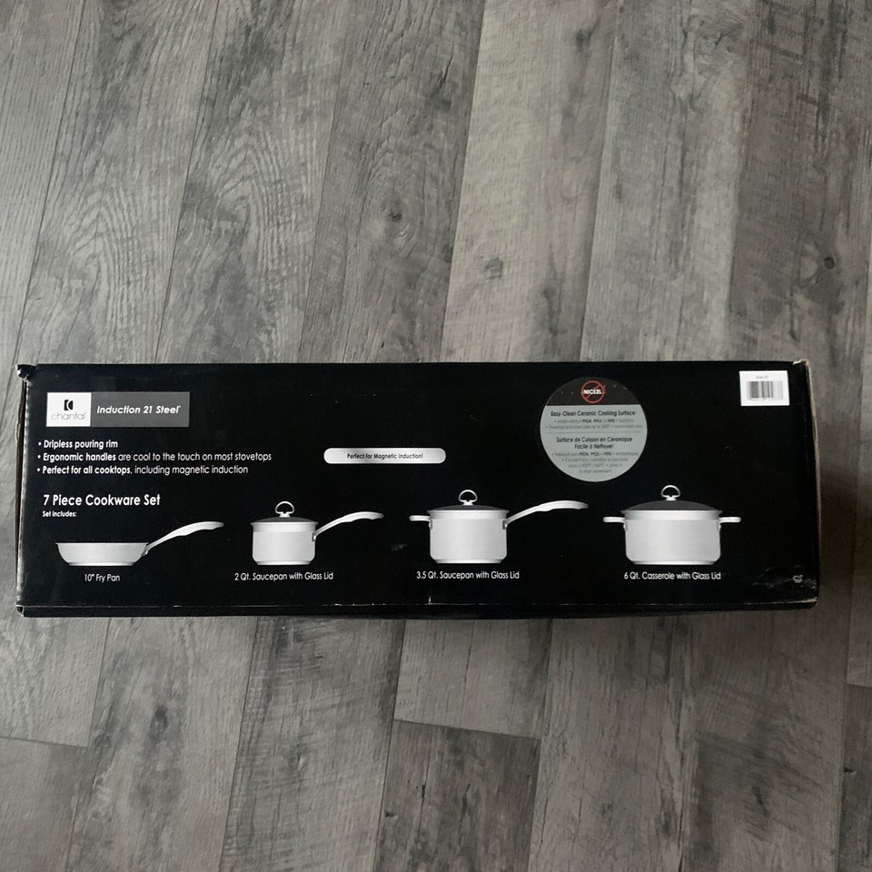 Chantal Induction 21 Ceramic Coated 7 Piece Cookware Set **NEW** | eBay