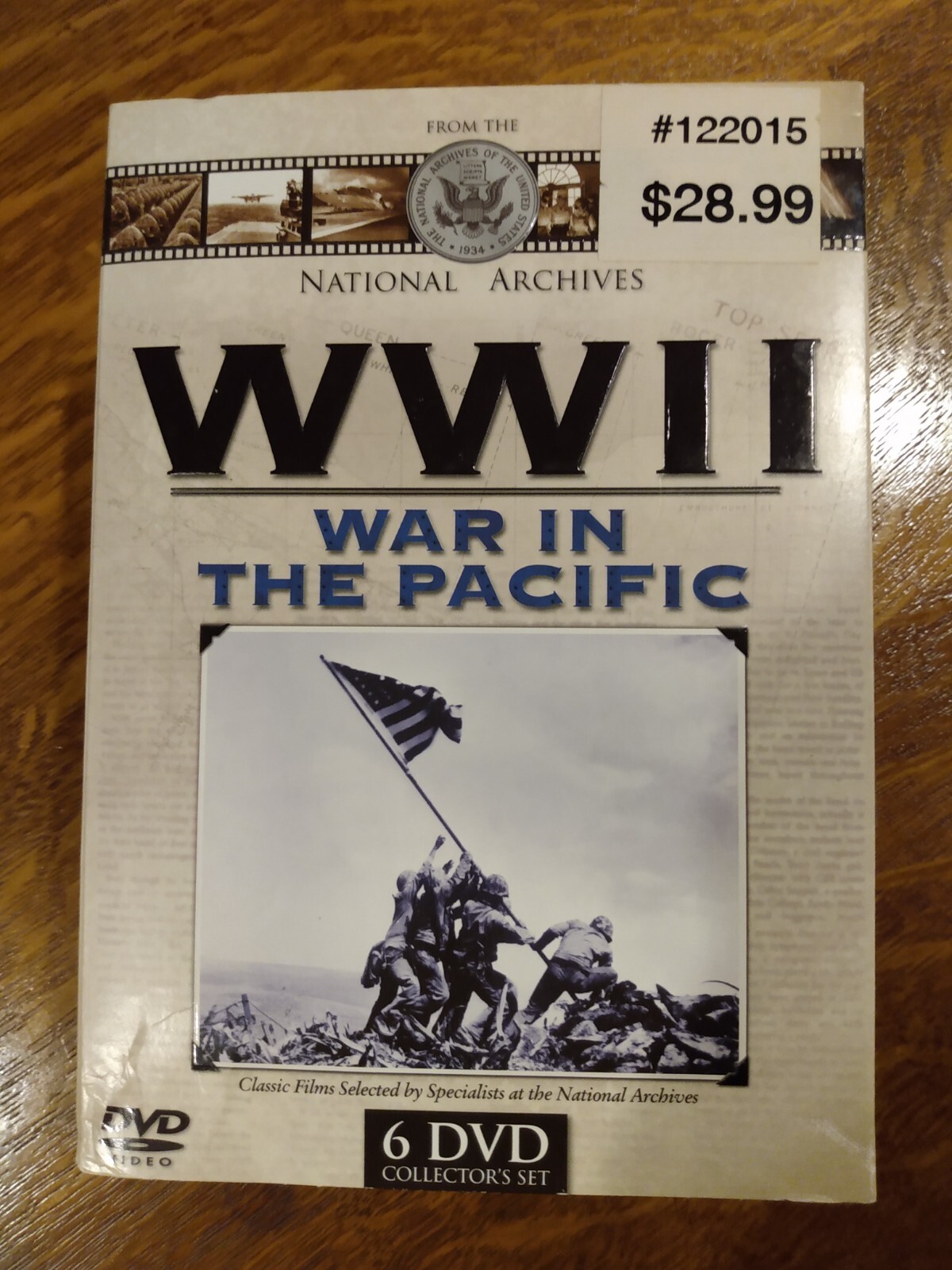 National Archives WWll "War In The Pacific" Complete 6 DVD BOX SET NEW ...