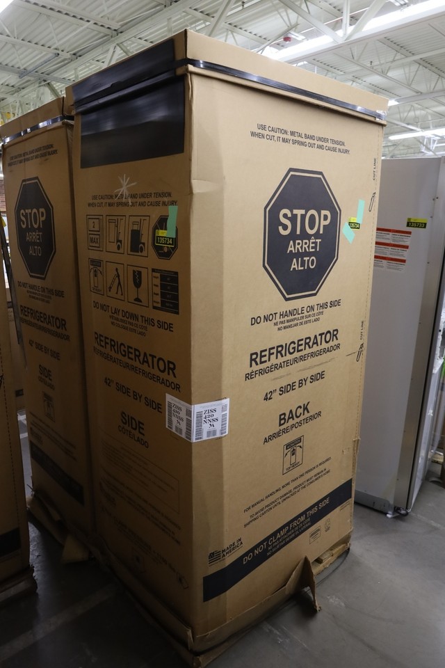 GE Monogram ZISS420NNSS 42" Stainless Built-In Refrigerator NOB #135734 ...