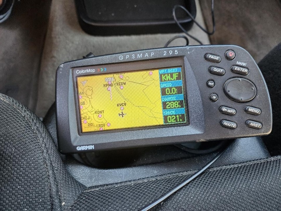 Garmin GPSMAP 295 Aviation w Power Cord And Antenna | eBay