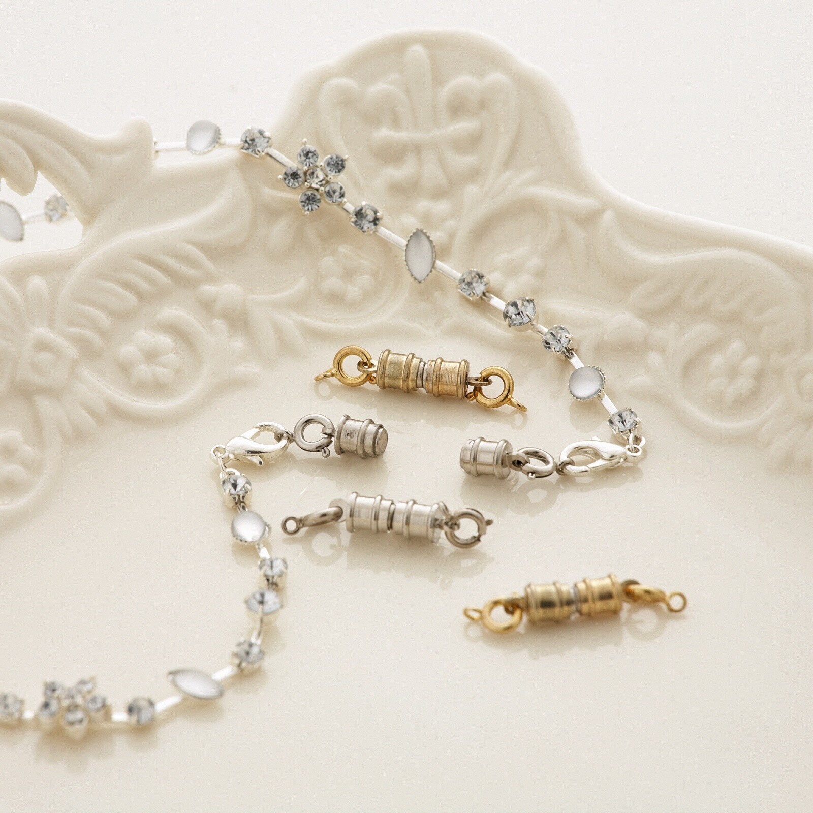 Magnetic Necklace Bracelet Jewellery Secure Fasteners Clasps Closure ...