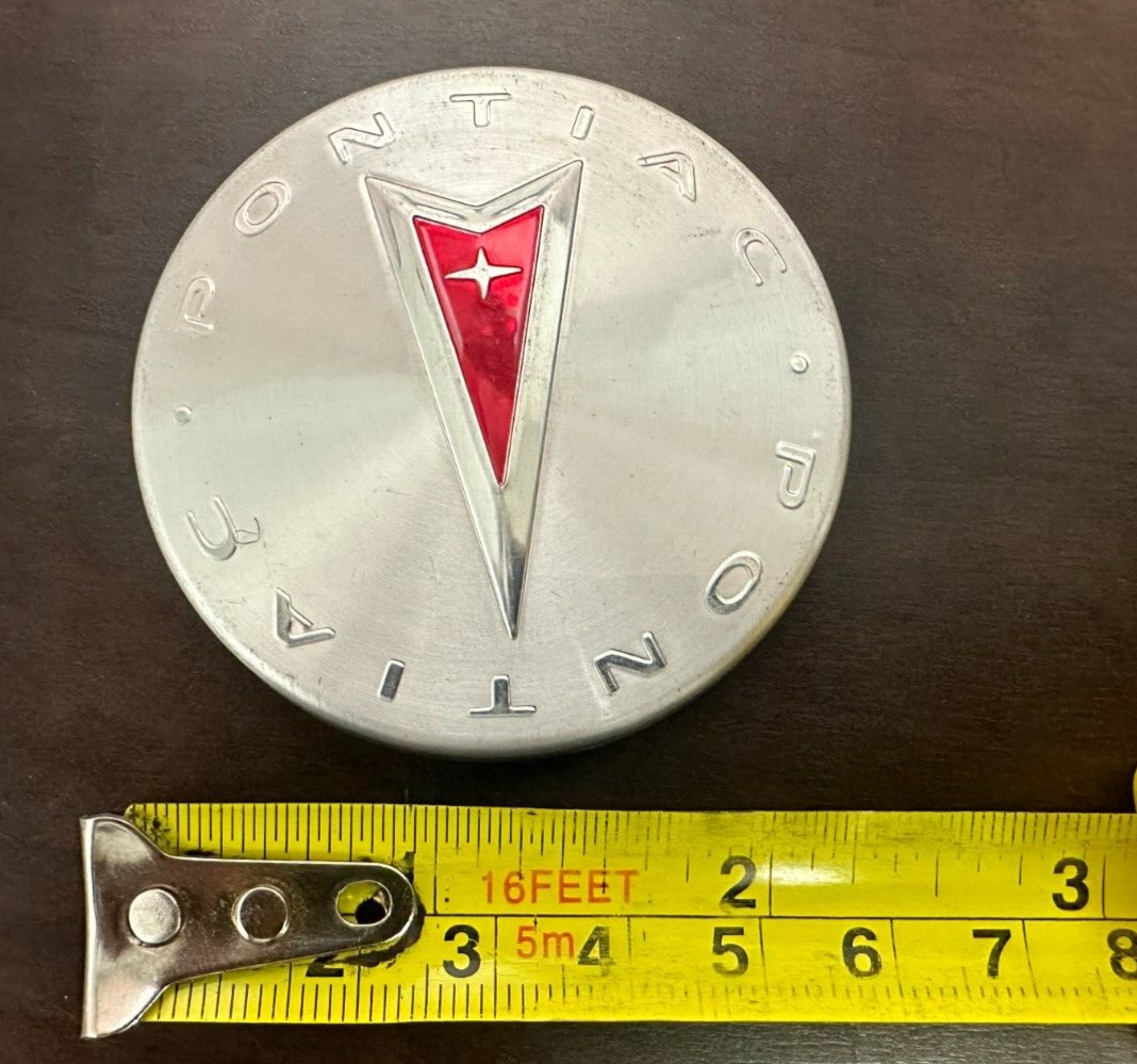 New OEM GM Chrome Red Wheel Center Cap 2007-2010 Pontiac G5 Vibe ...