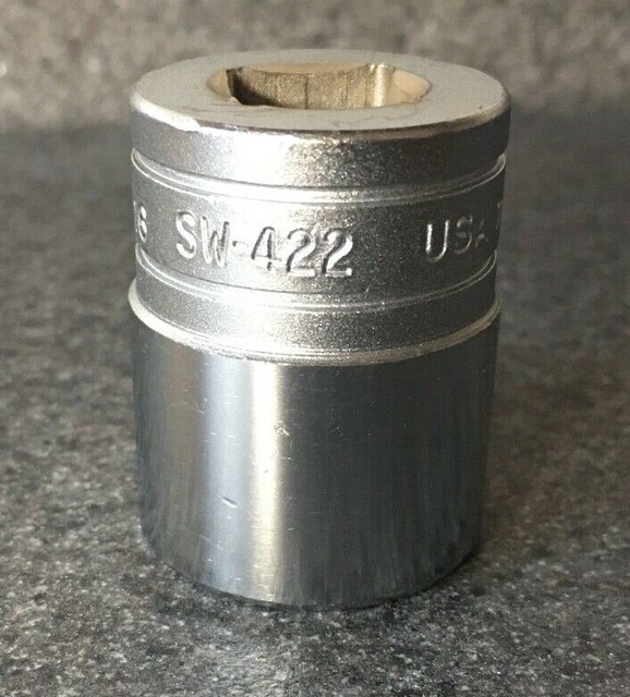 1988 Snap-on Tools USA 1/2 Drive 11/16 SAE Double Square 8pt Chrome ...