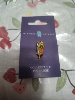 Vintage New Old Stock Scottish Highlander Enamel Pin Badge | eBay