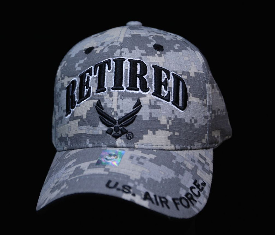 USA Air Force Hat Military Baseball Cap Veteran Retired Caps USAF Wing ...