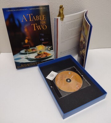 A Table for Two (Cookbook and Music Compact Disc) Boxed Set | eBay
