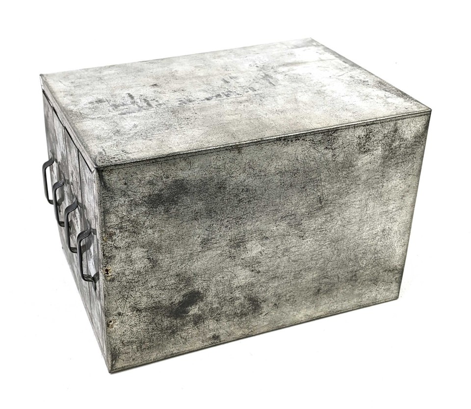 Vintage Handy Porter Metal Tin Aluminum Tool Box Gadget Trinkets | eBay