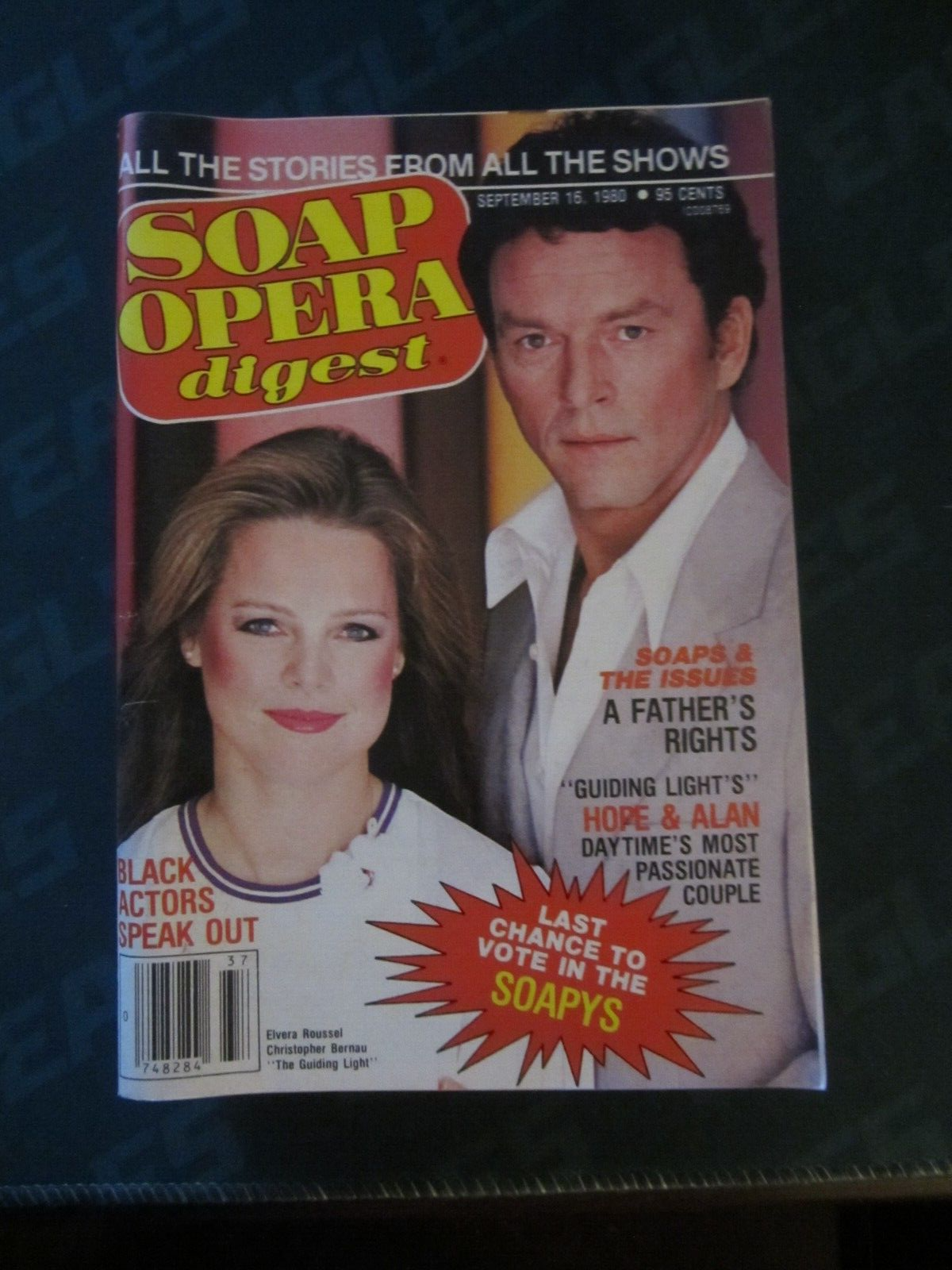 Soap Opera Digest September 1980 Elvera Roussel Christopher Bernau ...