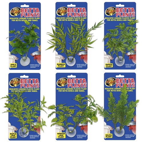 Zoo Med Betta Plants ZOOMED Plastic Plants Aquarium Fish Tank ...