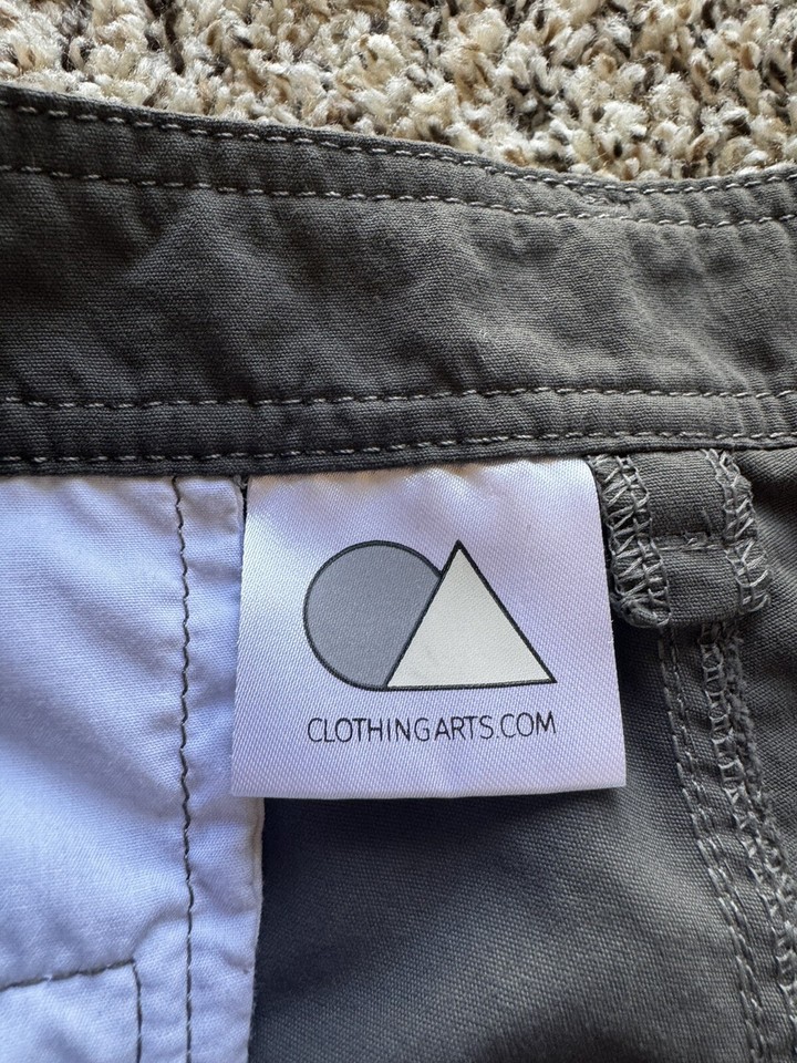 Clothing Arts Cargo Pants P-Cubed Pick Pocket Proof Gray Men's size ...