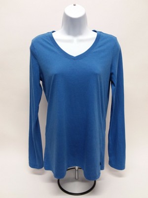 Women's Medium Eastern Mountain Sports Techwick Long Sleeve V-Neck T ...