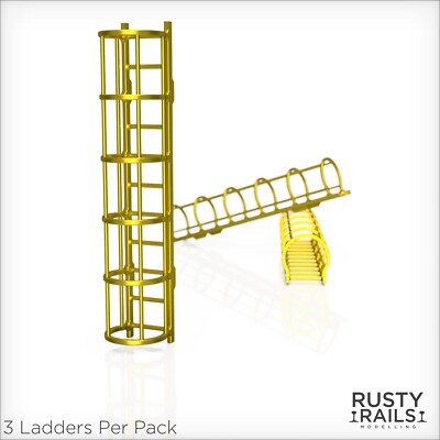070 | Industrial Ladders (3 Pack) - 00 Gauge | eBay UK