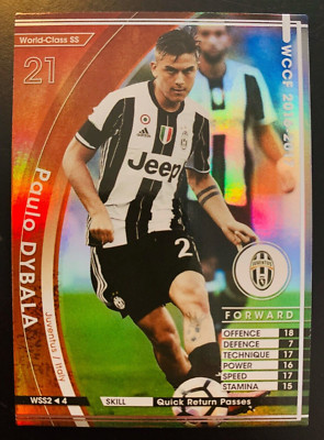 2016-17 Panini WCCF World Class WSS2 Paulo Dybala Juventus refractor ...