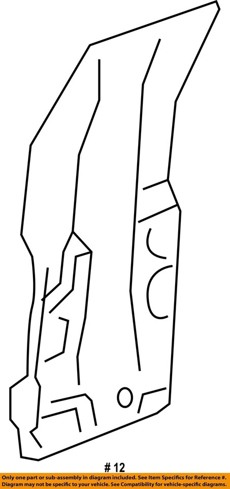 GM OEM 13-19 ATS,Camaro Fender Structural Components Rails-Reinf Plate ...